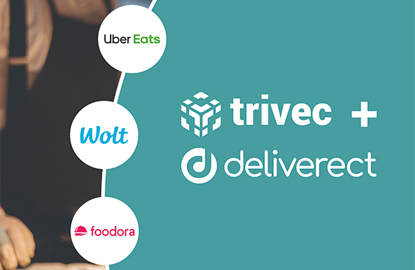 Trivec partners with Deliverect to integrate all food delivery apps in the Nordic region. - Trivec